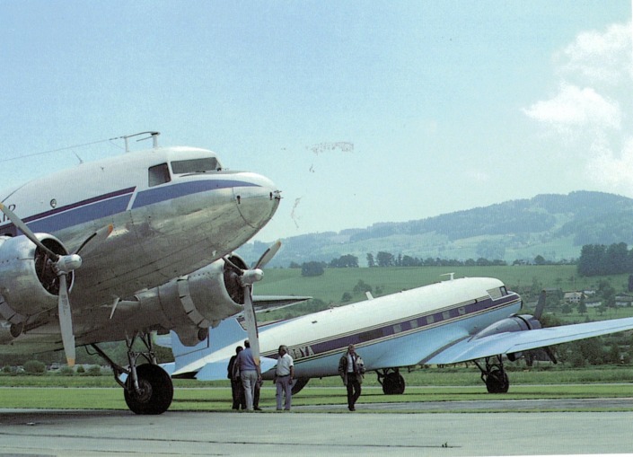 Swissair-DC-3 feiert 80. Geburtstag - Sky News